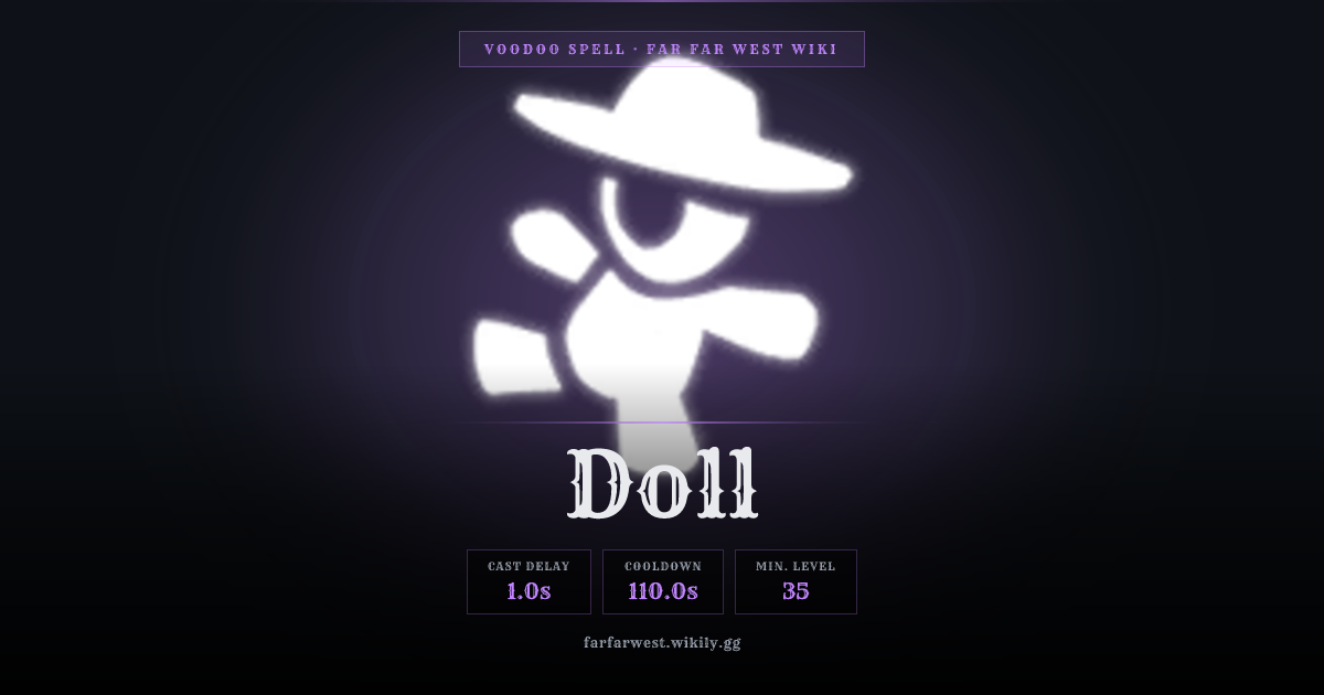 Far Far West 人形 - Voodoo スペル Stats・コンボ攻略